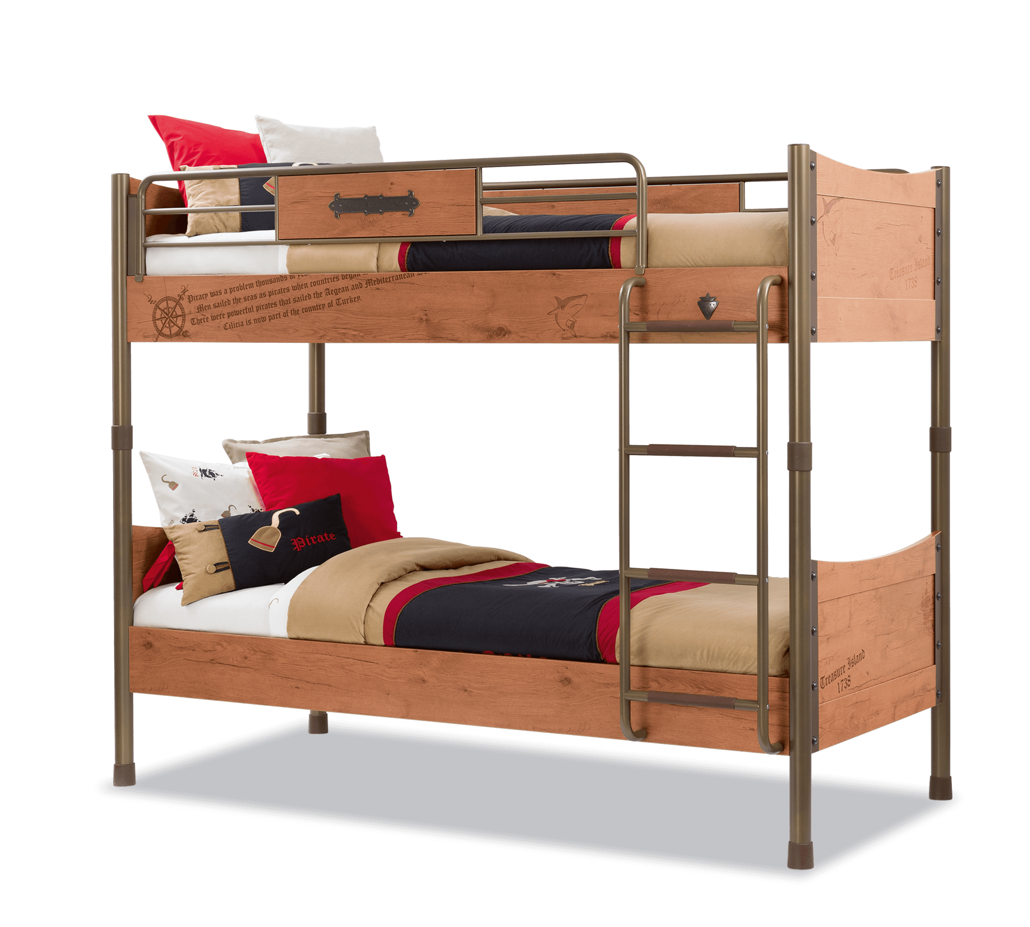 Lits Superposés Pirate (90x200 cm) – Cilek Maroc